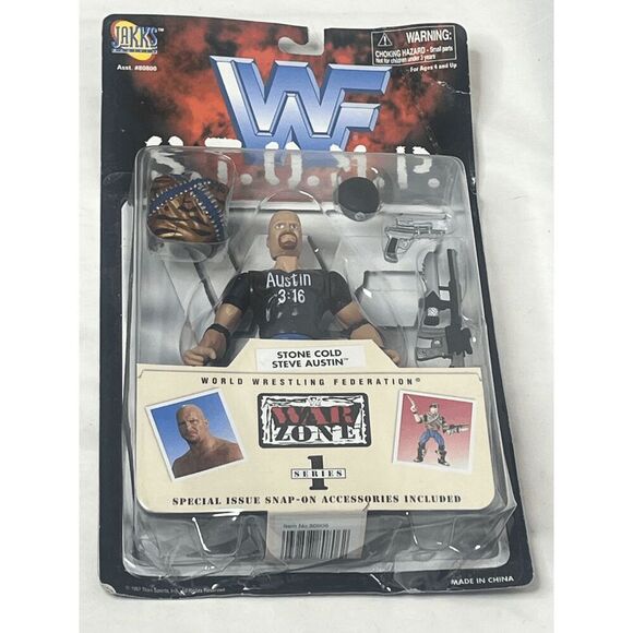 Toys | 1997 Jakkspacific Wwf Stomp Stone Cold Steve Austin War Zone ...